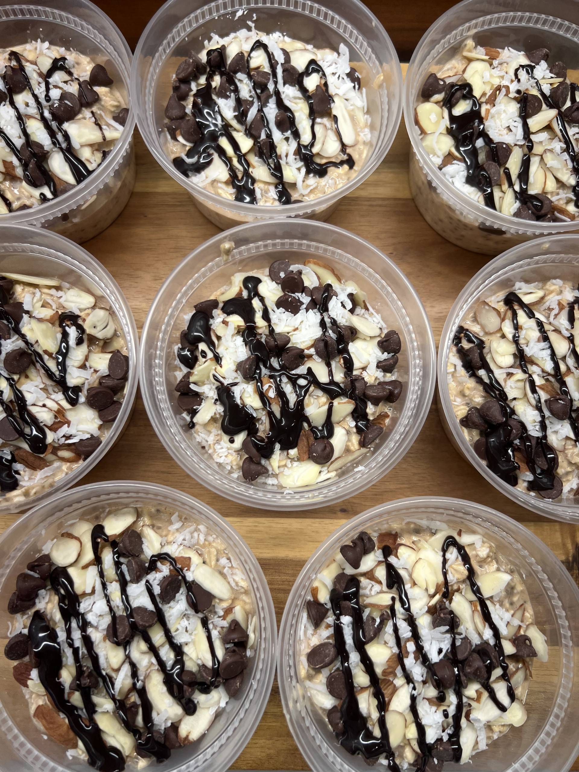 Almond Joy Overnight Oats - Haven Meals